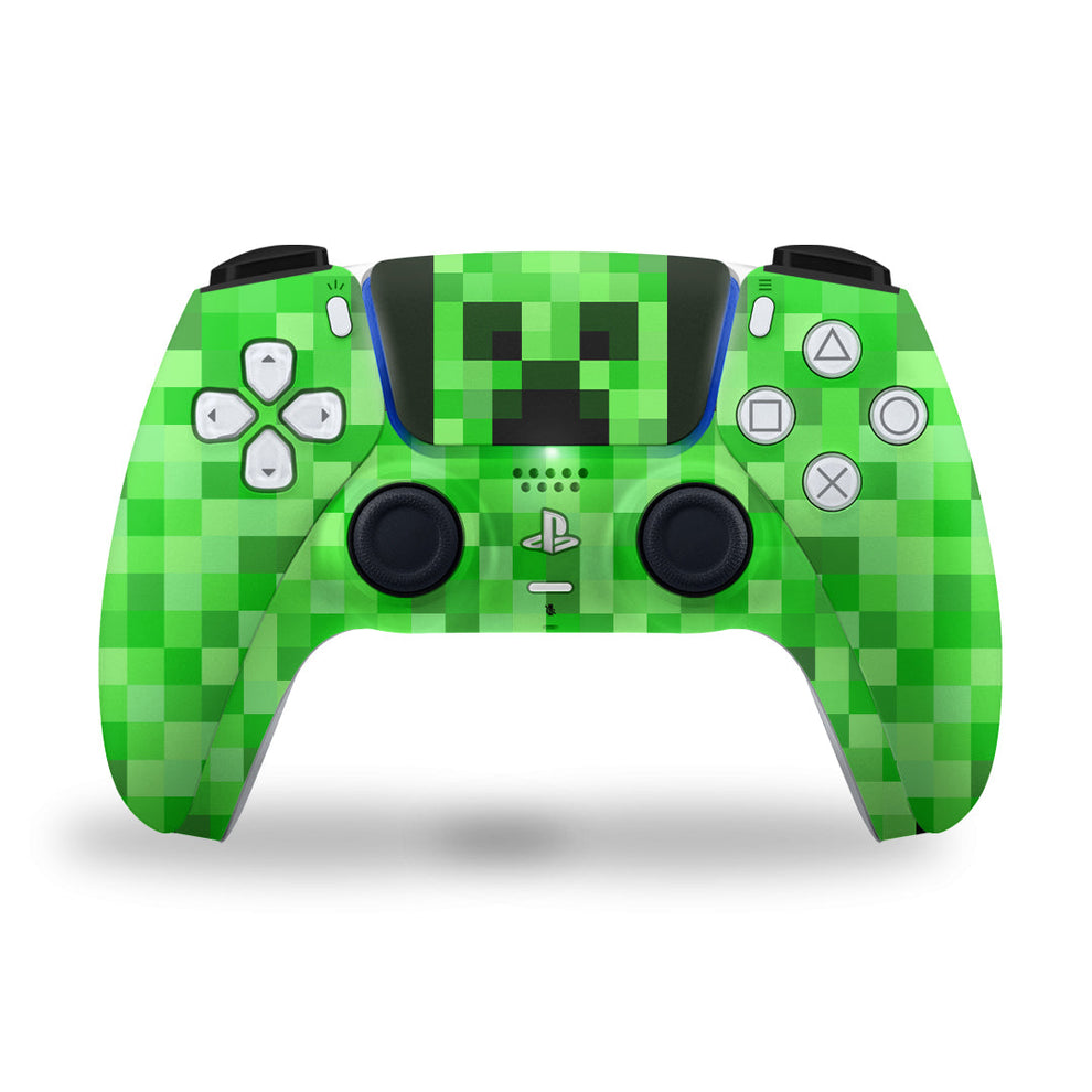 PS5 Minecraft Creeper Controller Skin