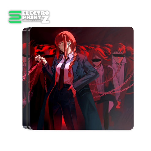 Makima Chainsaw Man PS4 console Skin